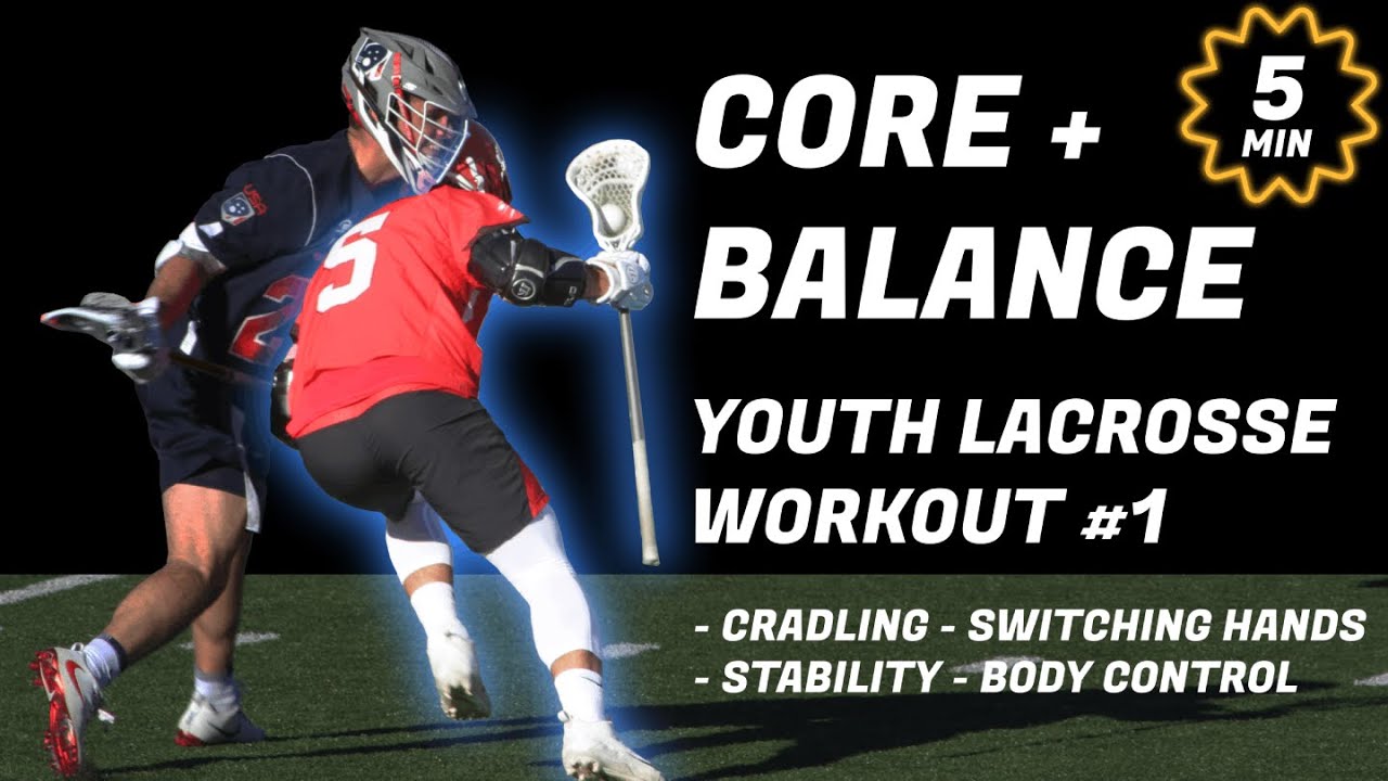 P1W1 - 5 Min Youth Lacrosse Workout! Cradle, Switch Hands, Core ...