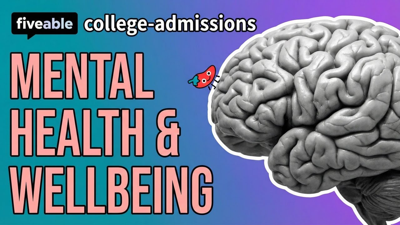College Admissions - Mental Health & Wellbeing Strategies | Fiveable ...