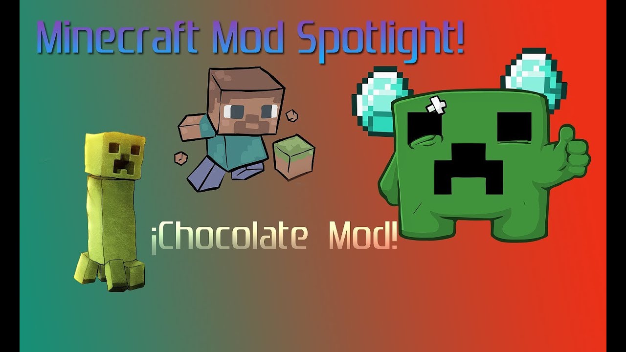 Minecraft Mod Spotlight; Chocolate Mod! || TheTicTacTime - YouTube