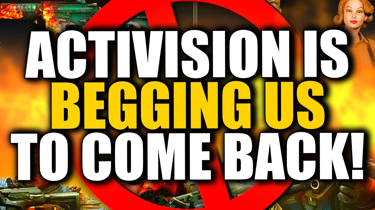 ACTIVISION IS DESPERATE! They Messed Up & Now THEY'RE BEGGING Angry ...