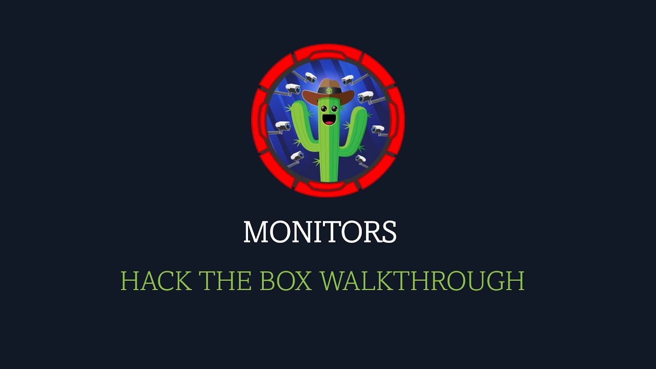 HTB Walkthrough - Monitors - YouTube