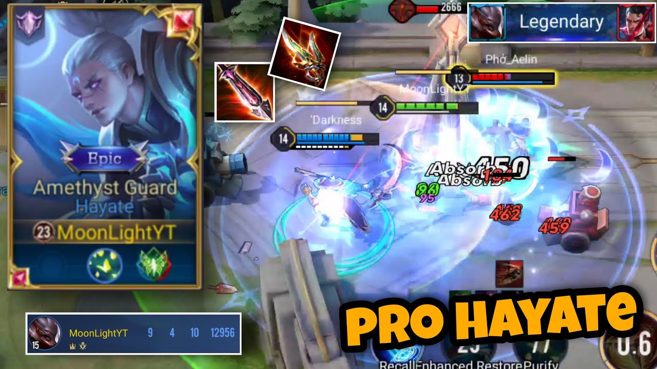NEW PATCH Hayate Pro Gameplay & Build | HAYATE IS ALWAYS IN S TIER ...