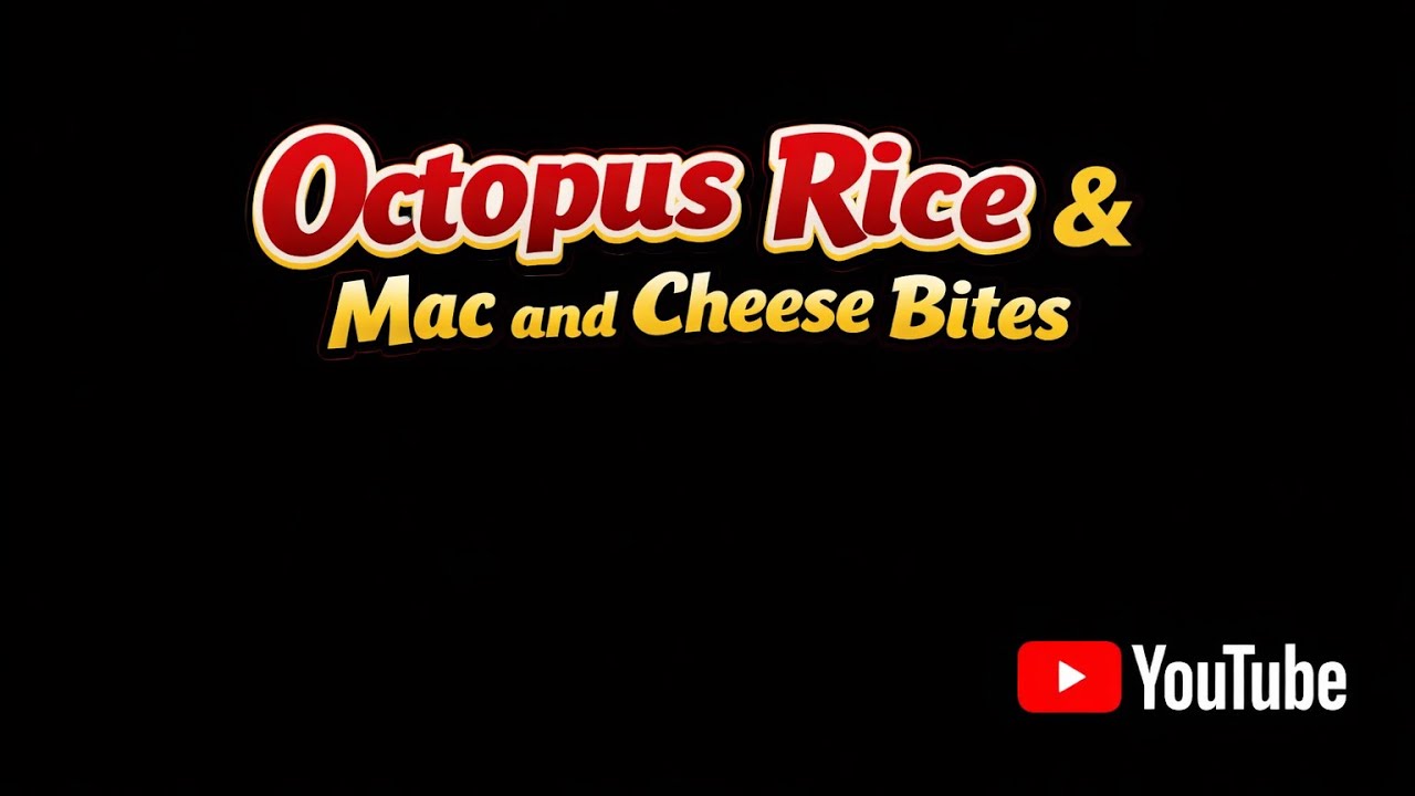 Homemade Octopus Rice & Mac and Cheese Bites | Remastered - YouTube