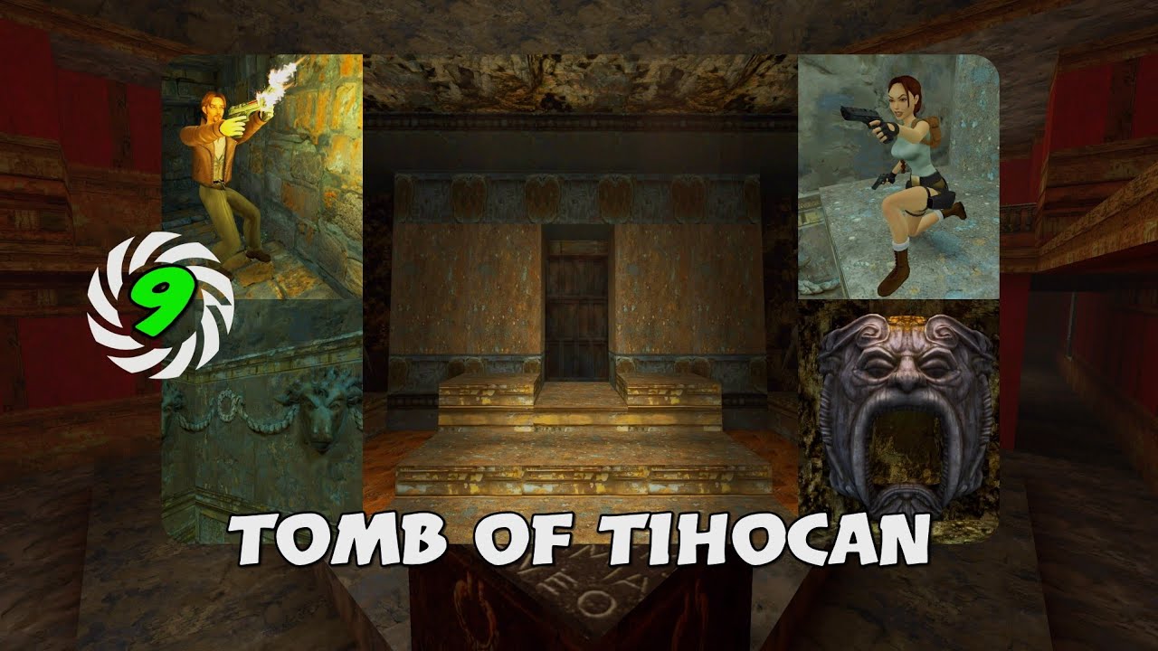 Tomb Raider I Remastered Level 9 - Tomb of Tihocan - YouTube