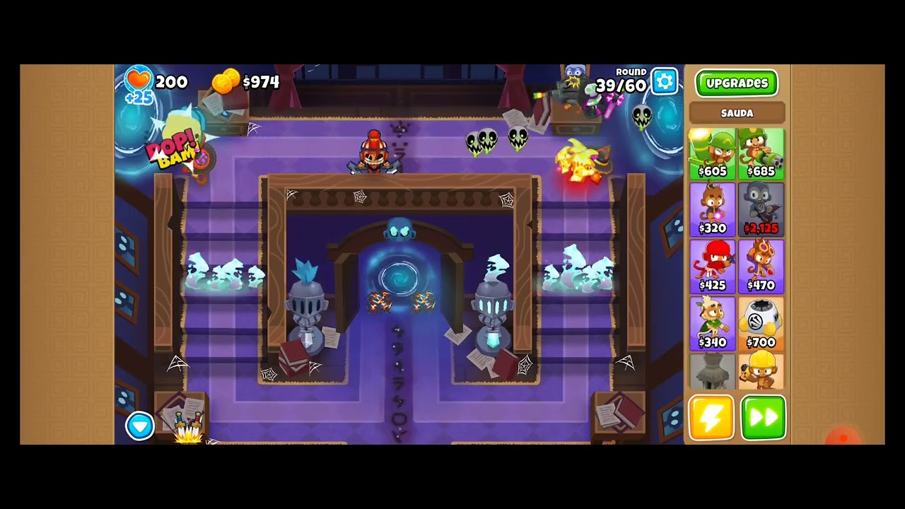 BTD6 EASY: How to WIN Haunted Mansion Deflation with Sauda, 1-30-23 ...