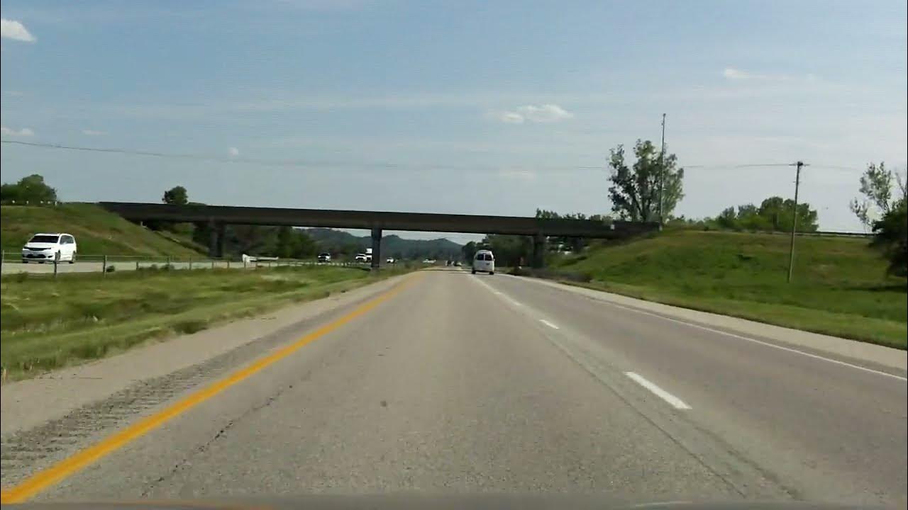 Interstate 29 - Iowa (Exits 48 to 42) southbound - YouTube