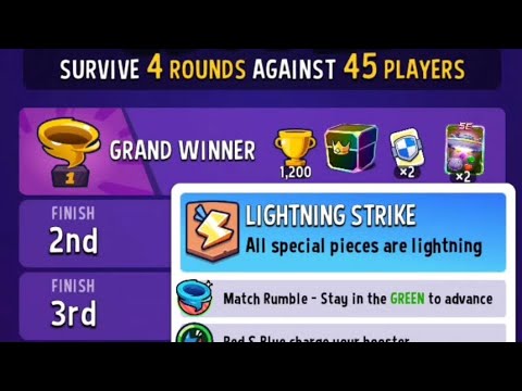 match master lightning strike 3rd place 😱🤯👇 - YouTube