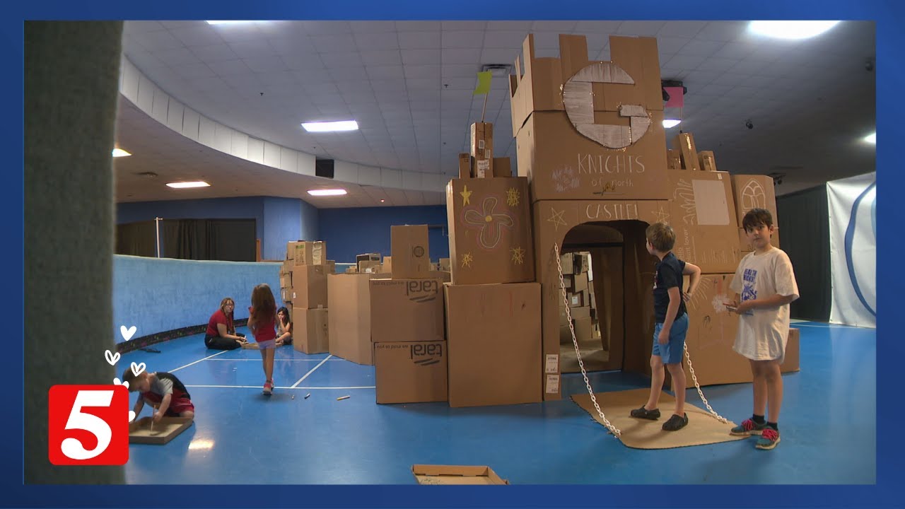 Cardboard Box Forts For Kids