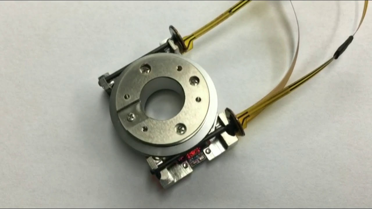 piezo stage rotary motor 20-7 - YouTube