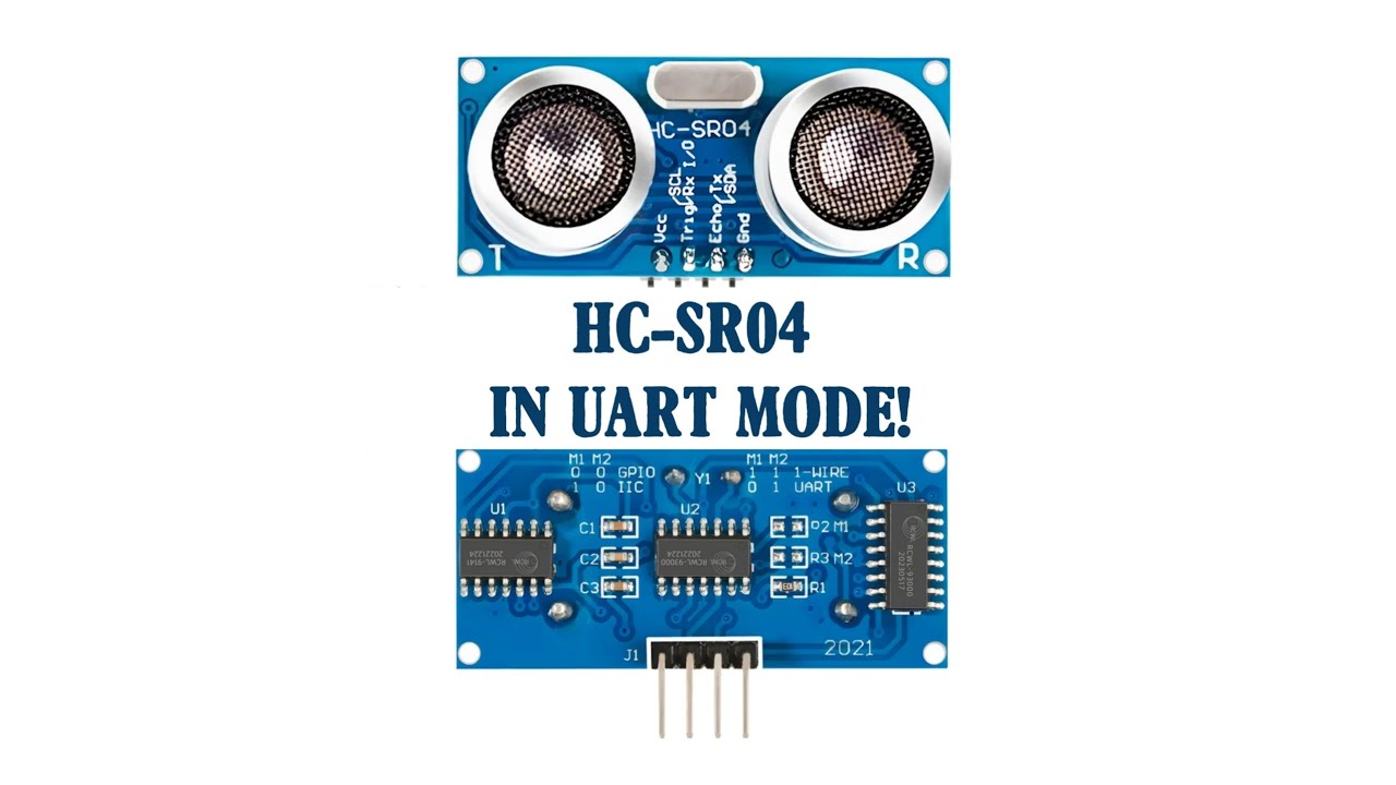 HC-SR04 in UART Mode|| How to use Ultrasonic Sensor || Ultrasonic ...