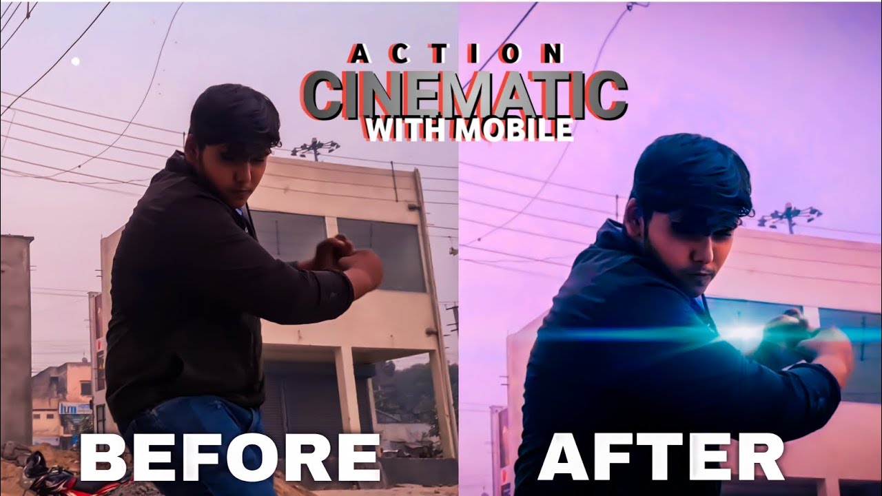 How To Shoot And Edit Cinematic Action Video With Mobile 📱 Cinematic ...