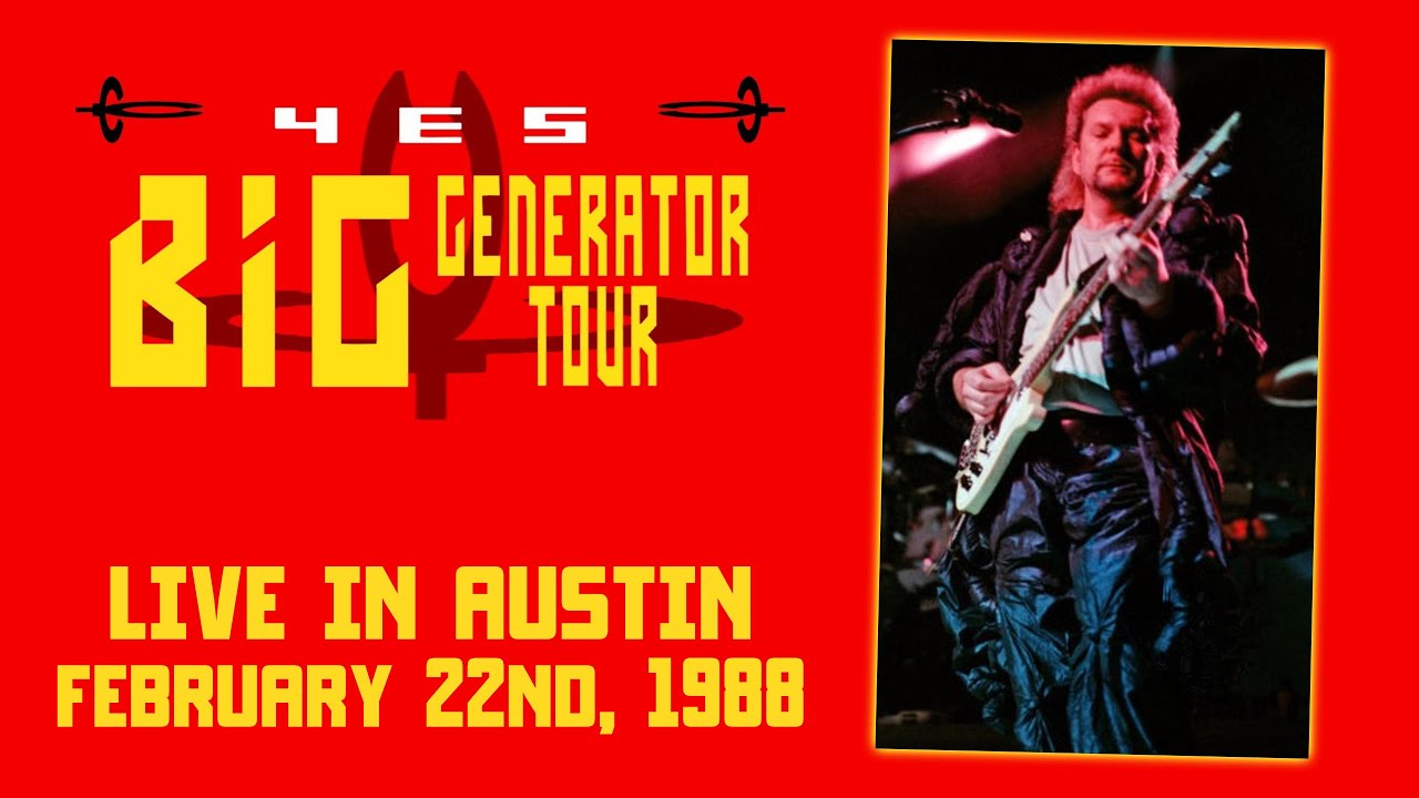 Yes - Live In Austin - February 22nd, 1988 - YouTube