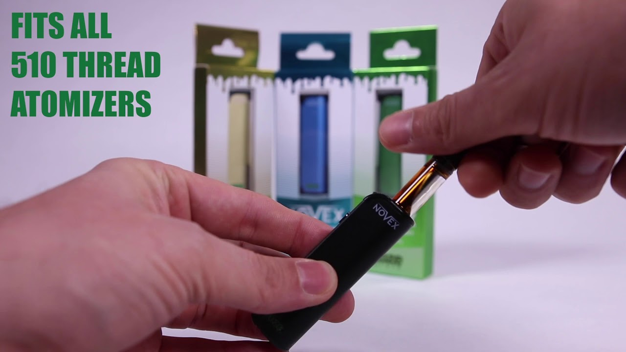 Using the Ooze Novex Extract Vape Battery - YouTube