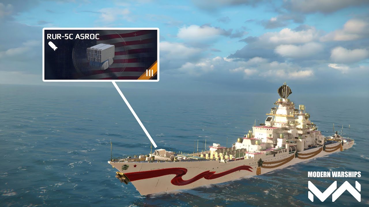 new RUR-5C ASROC grenade launcher : Modern Warships - YouTube