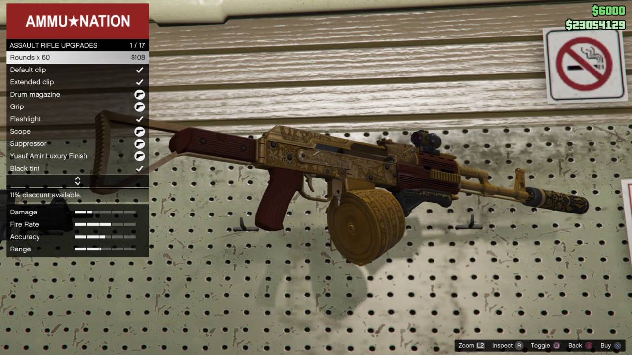 Gta5 custom gun collection - YouTube