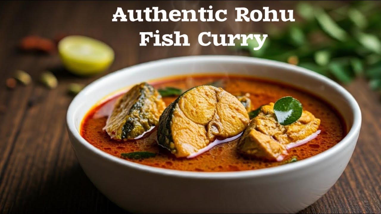 Authentic Rohu Fish Curry Recipe | Traditional Bengali Style with Step ...
