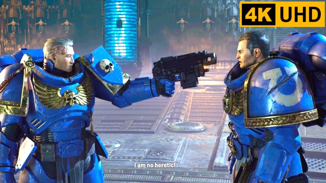 Space Marine 2 Titus Betrayal Scene - Warhammer 40K - YouTube