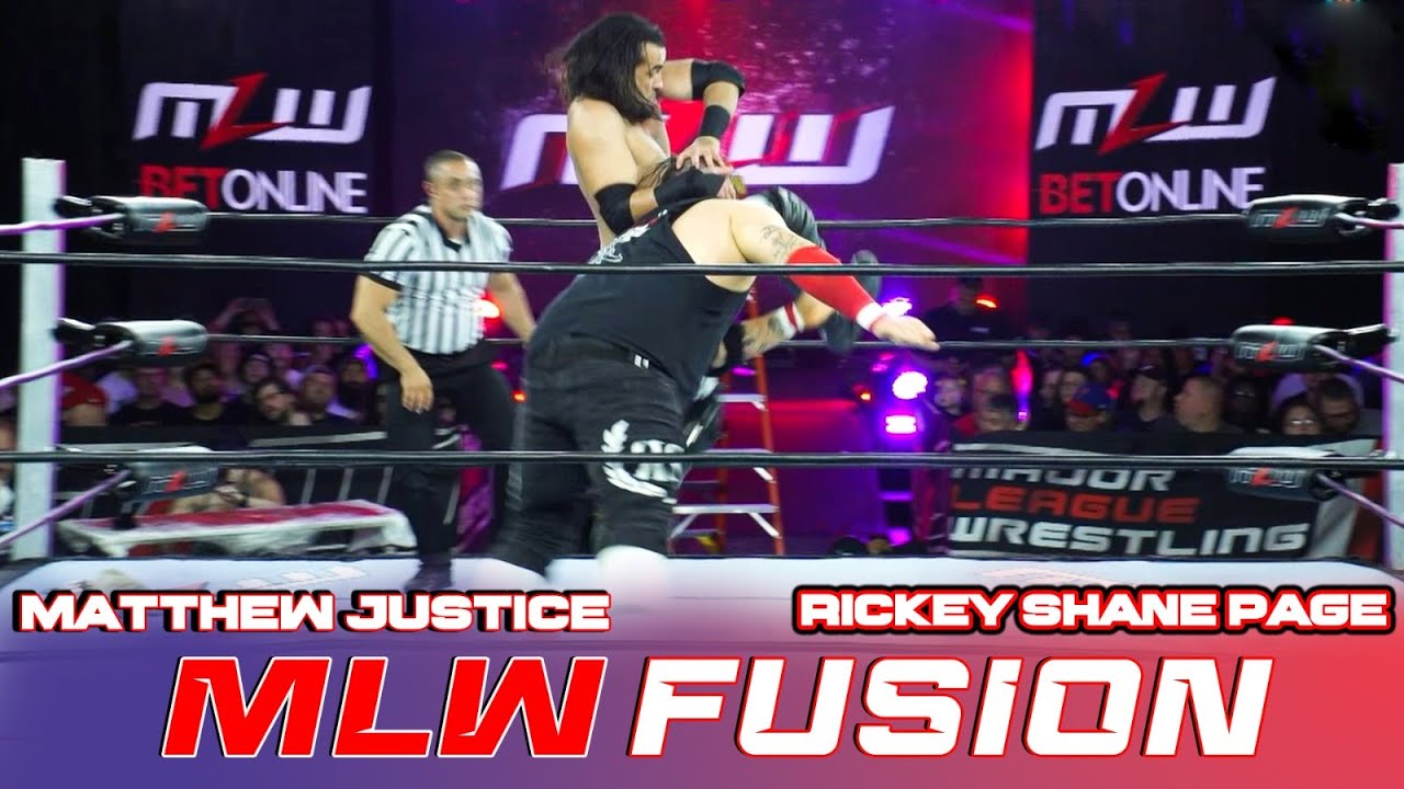 Major League Wrestling | Matthew Justice Vs Rickey Shane Page | MLW ...