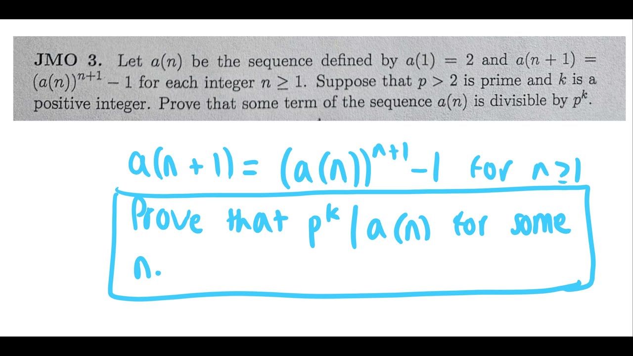 2024 USAJMO Problem 3 - YouTube