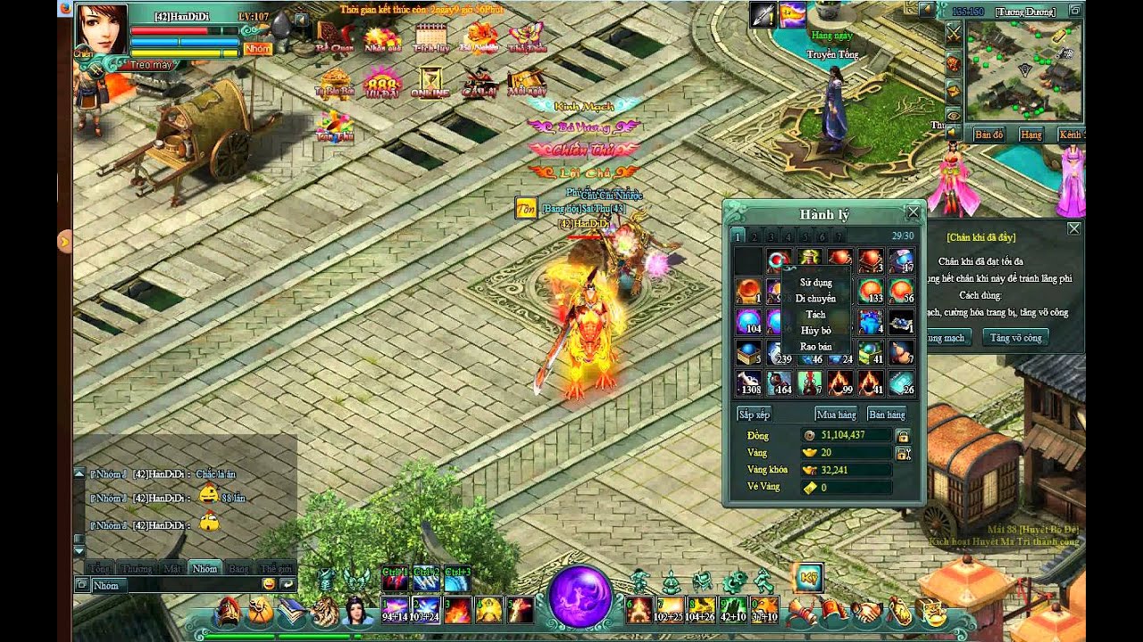 Võ Lâm Chi Mộng - Kích hoạt huyết ma trì vlcm - YouTube