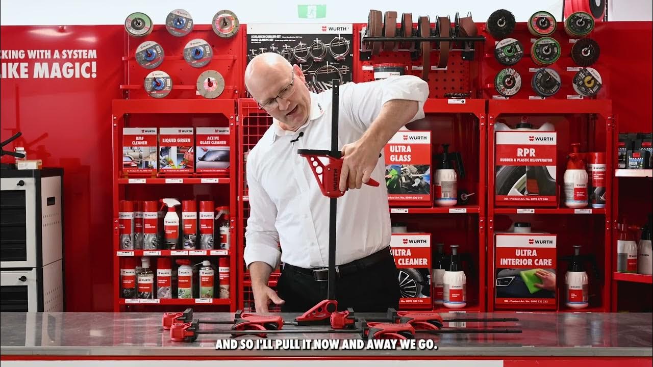 Wurth Australia Product Tutorial | One Handed Clamps - YouTube