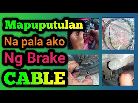 How To Replace Rear Brake Cable of Honda Click 125 (How to fix Broken ...