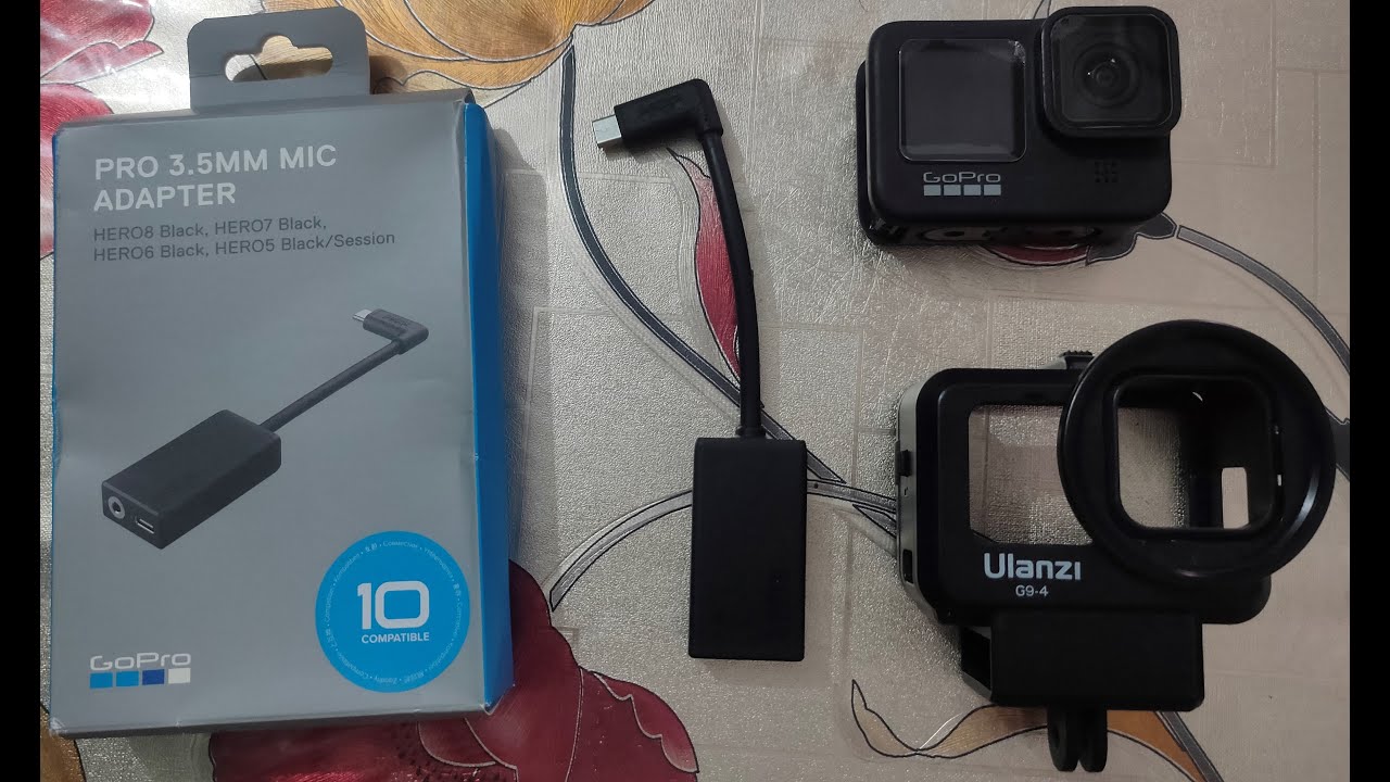 Gopro Mic Adapter 3.5mm Unboxing Bangla || Gopro Hero 9 mic adapter set ...