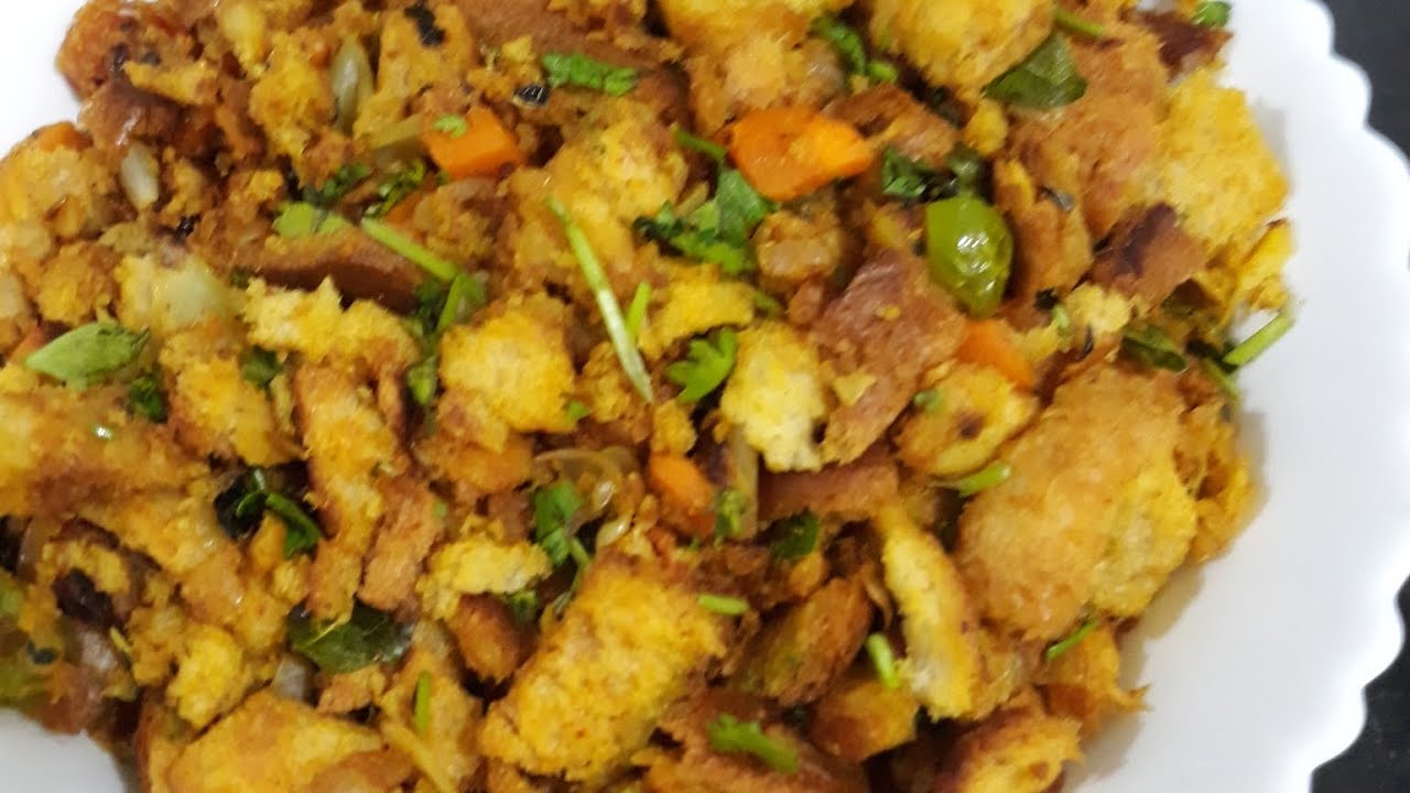 vegetable bread pulao - YouTube