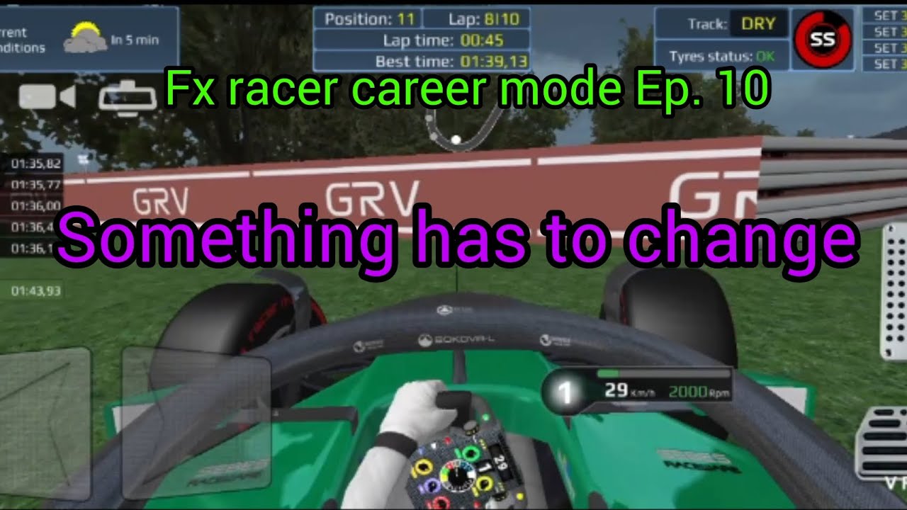 Fx racer career mode episode 10: Something has to change - YouTube