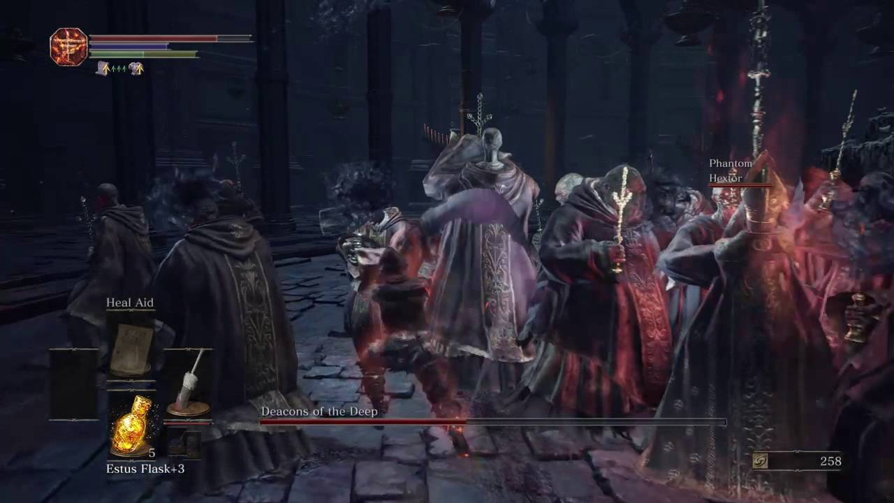 Dark souls 3:Deacon boss Fight - YouTube