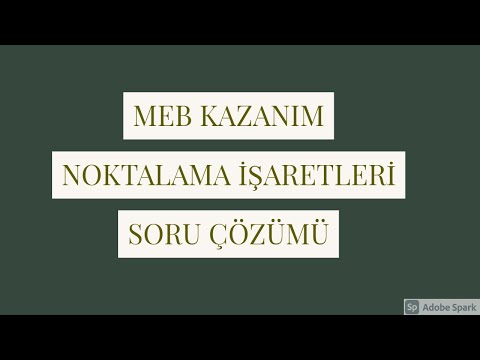 Meb kazanım mezun Türkçe noktalama işaretleri ( 26 )