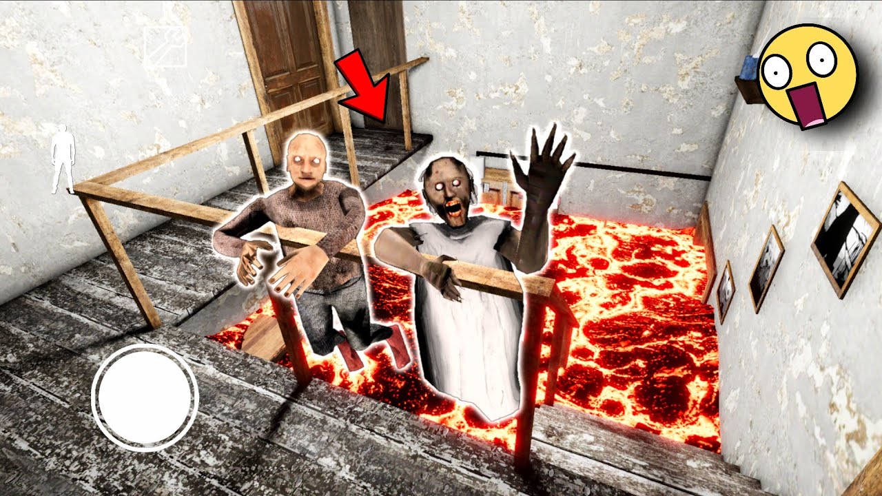 Lava In Granny New Mod 😱🤯 || funny horror granny game animation | Granny Grandpa Horror Game ...
