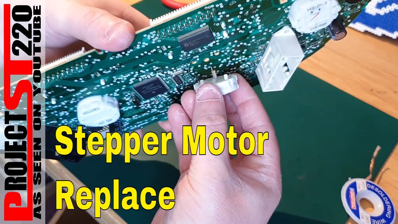 Ford stepper motor replace and led change - YouTube