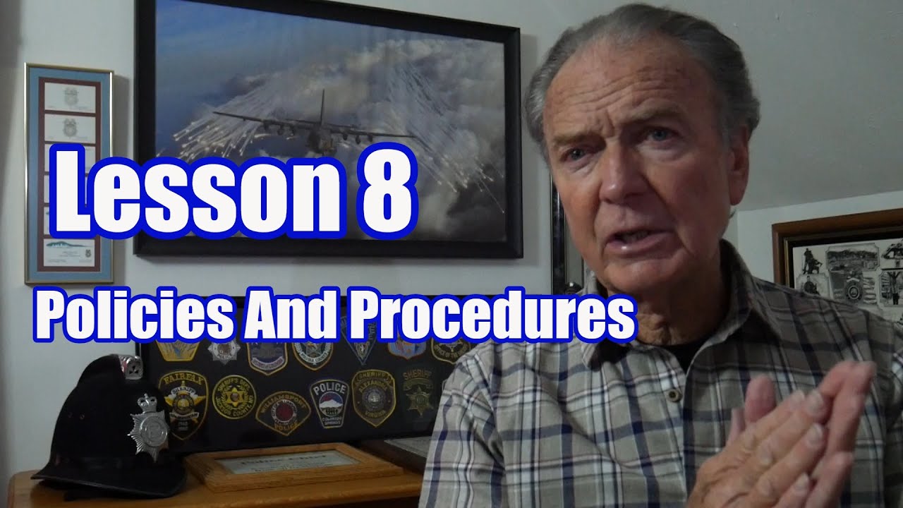 How To Become A Police Officer, Lesson 8, Policies And Procedures - YouTube