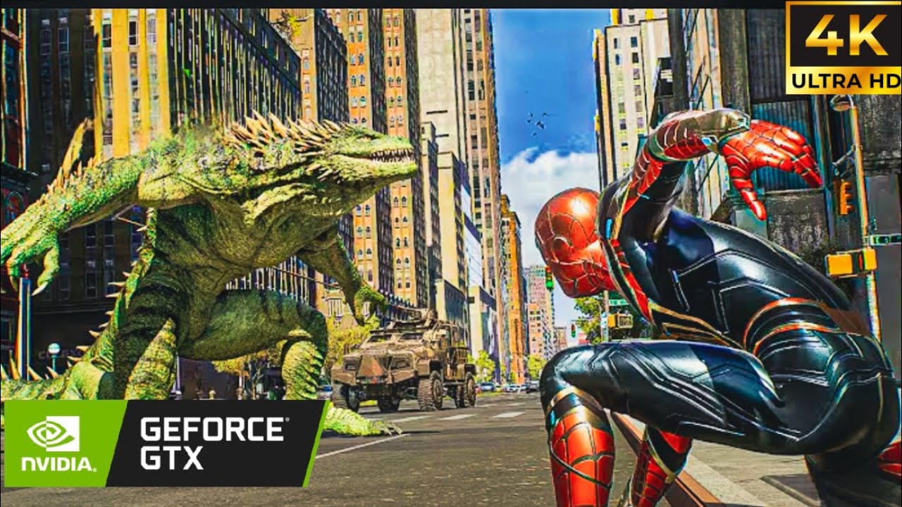 (RTX) Spider-Man vs Lizard Epic Cinematic Boss Fight | Ultra Realistic ...
