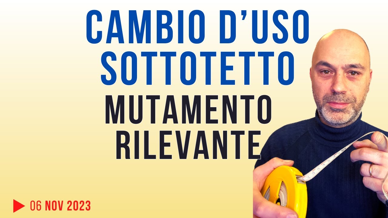 Cambio d'uso sottotetto ad abitazione, consigli e regole - YouTube