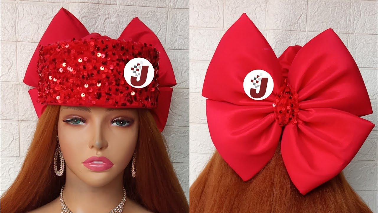Sequins Zara Cap with Bow Design - YouTube