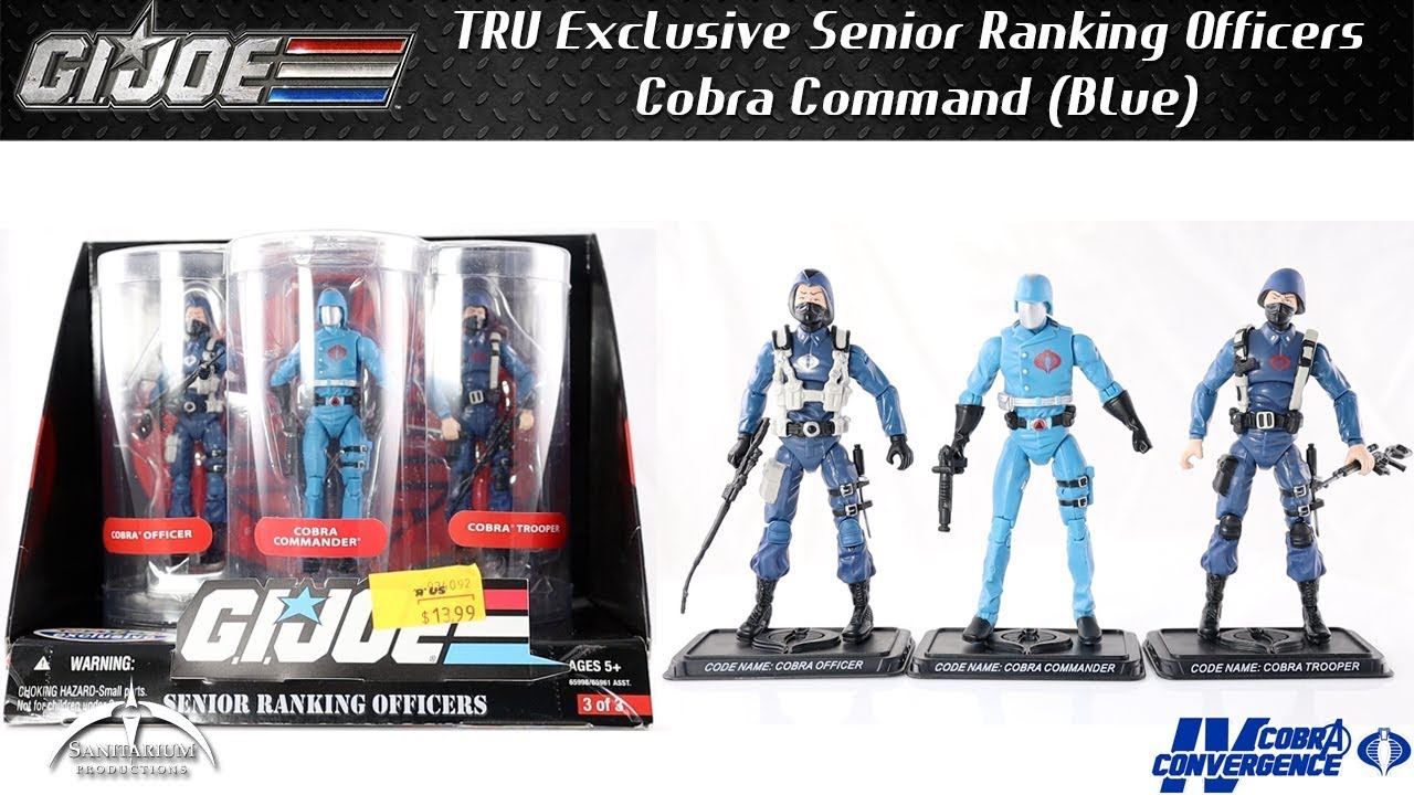 Cobra Convergence IV G.I. Joe Senior Ranking Officers Cobra Set ...