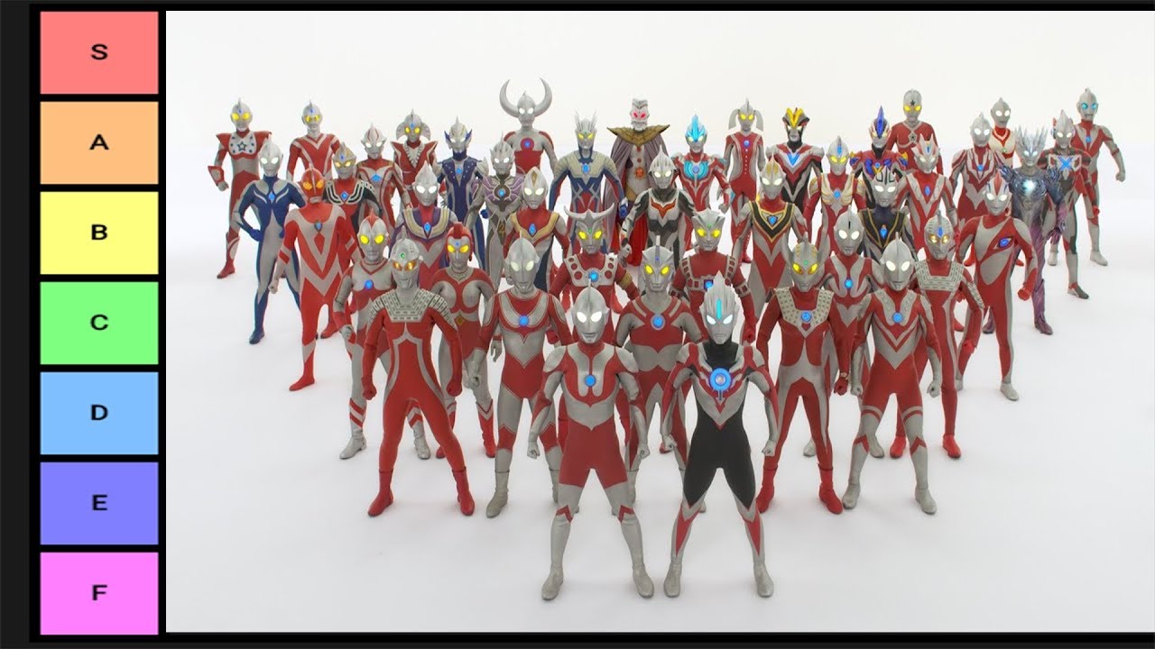 Tokutier: Ultraman Tier List - YouTube