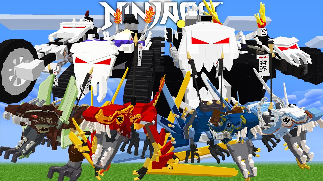 I Sáng tạo Mod LEGO NINJAGO ĐỈNH NHẤT Trong Minecraft - YouTube