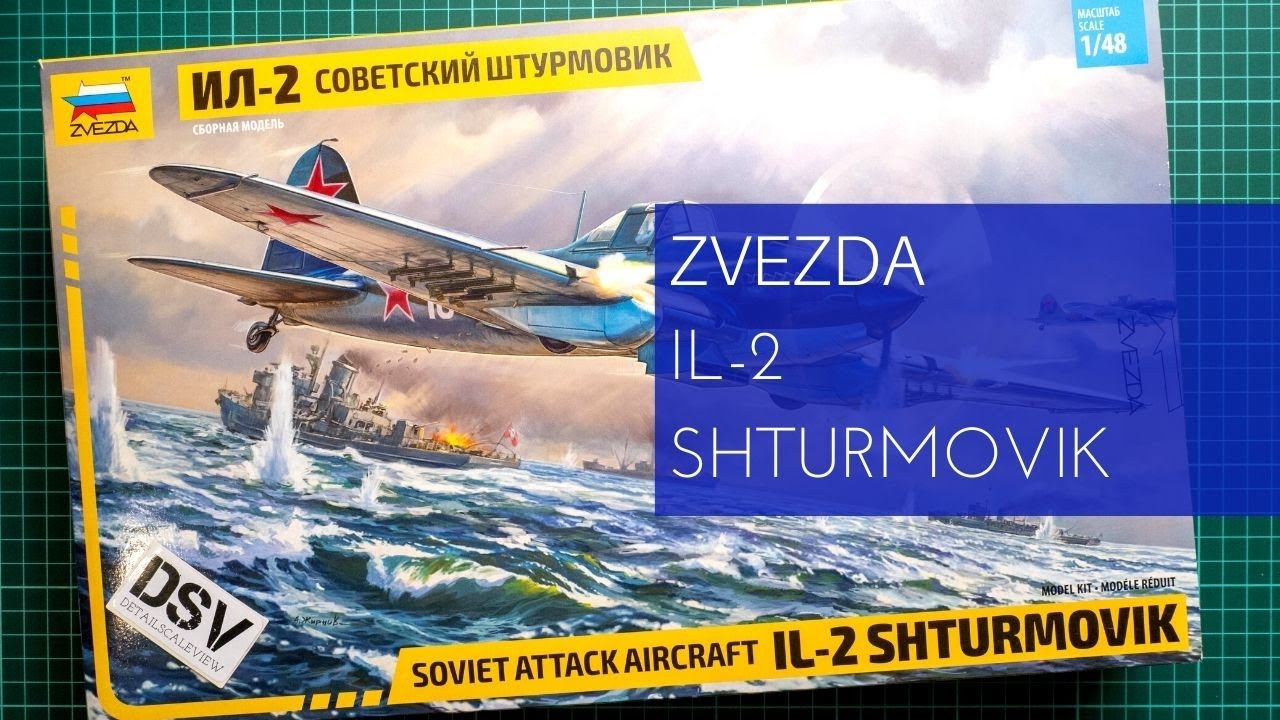 Zvezda 1/48 Il-2 Shturmovik (4825) Review - YouTube
