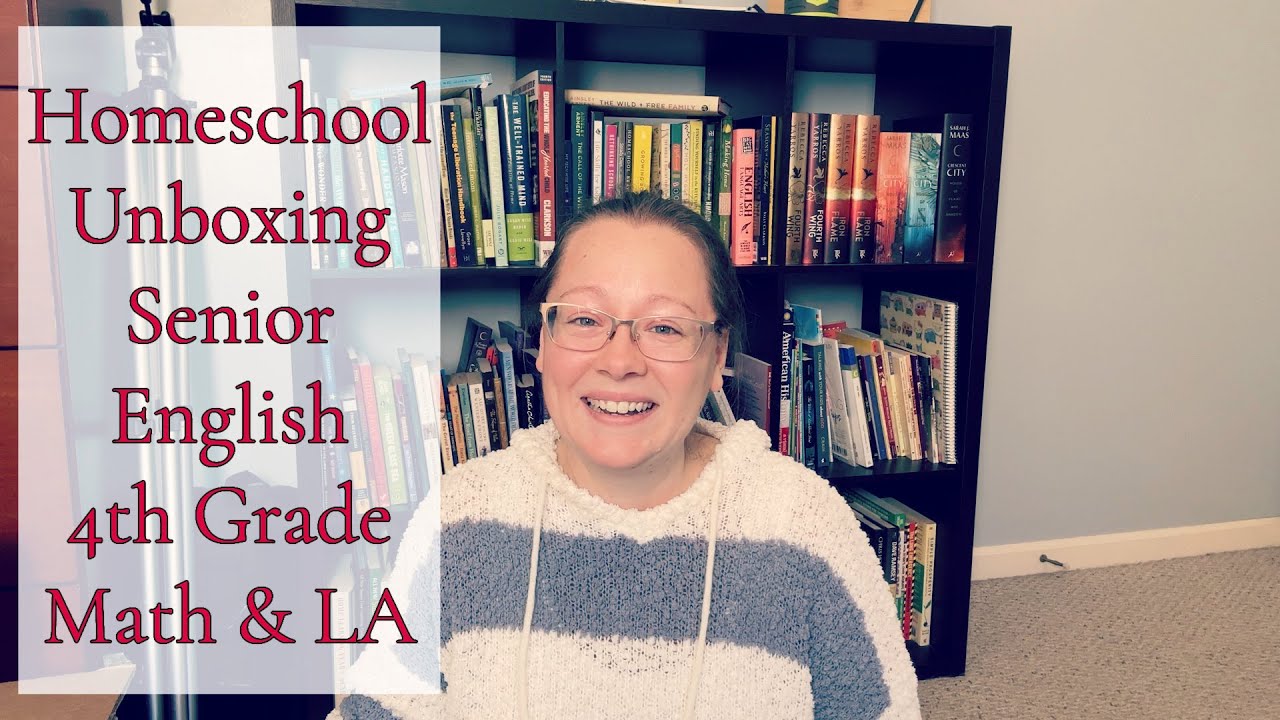 HOMESCHOOL UNBOXING || HIGH SCHOOL || ELEMENTARY - YouTube