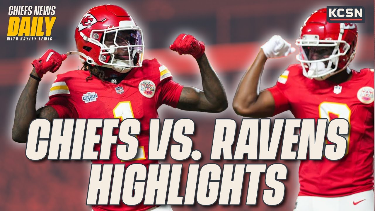 The BEST highlights from the Chiefs' 27-20 win over the Ravens - YouTube