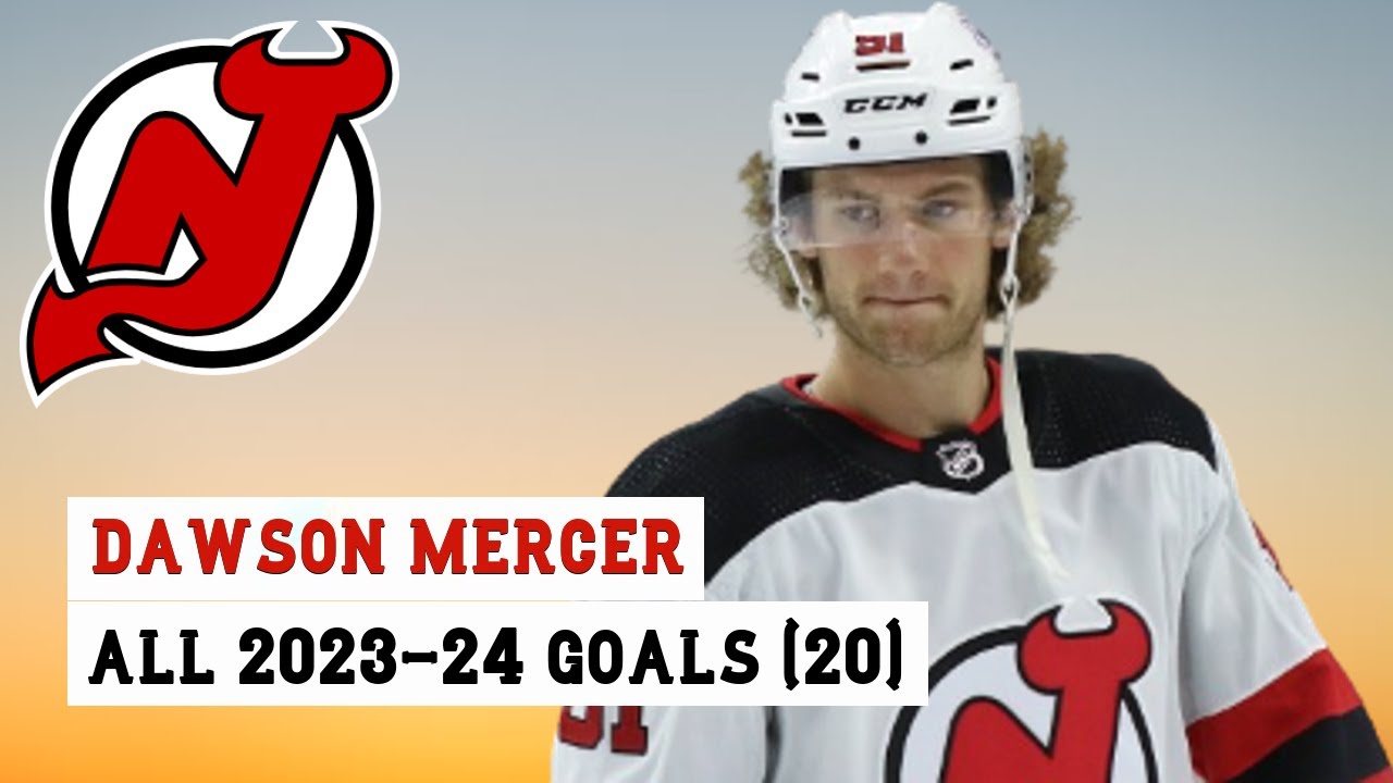 Dawson Mercer (#91) All 20 Goals of the 2023-24 NHL Season - YouTube