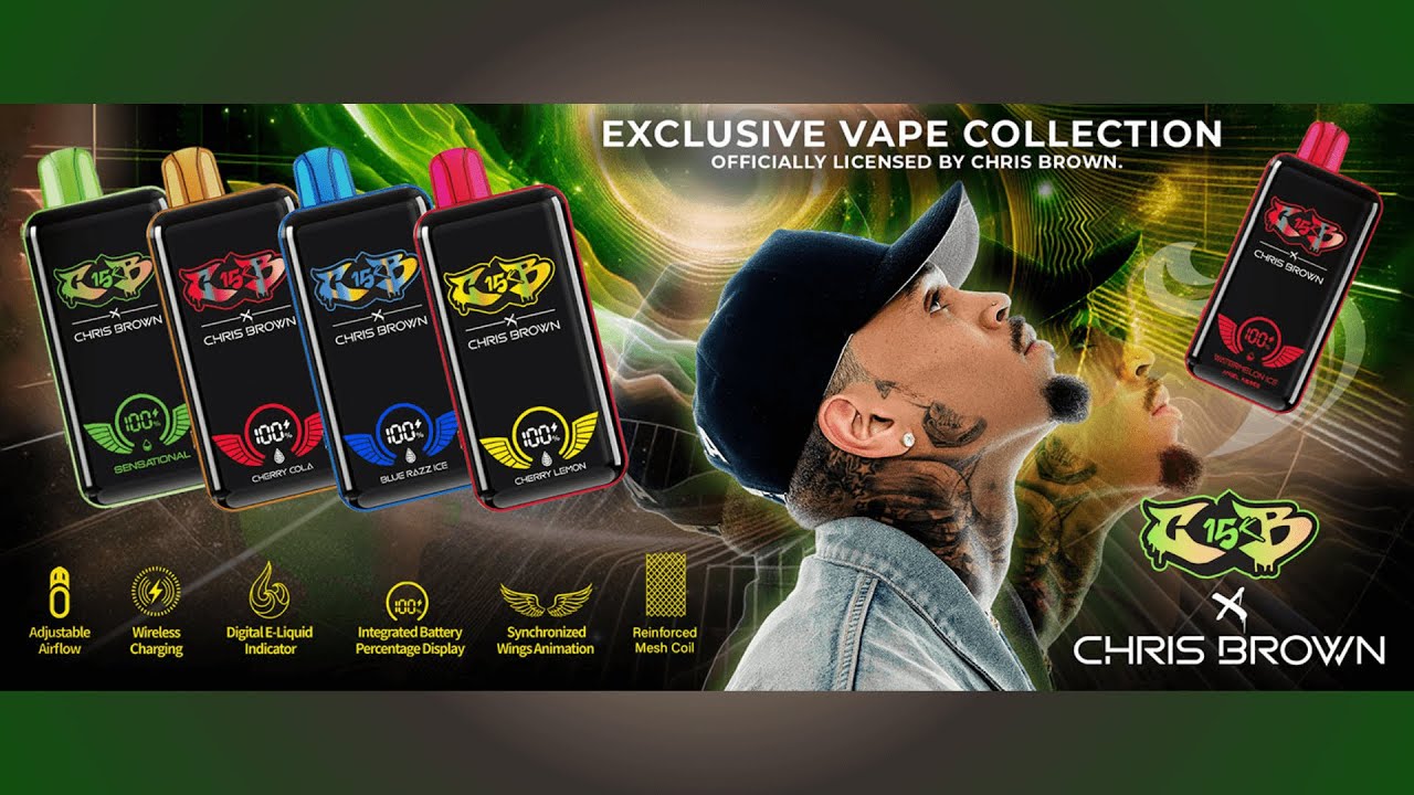 Chris Brown Vape: CB15K | Wireless Charging - YouTube