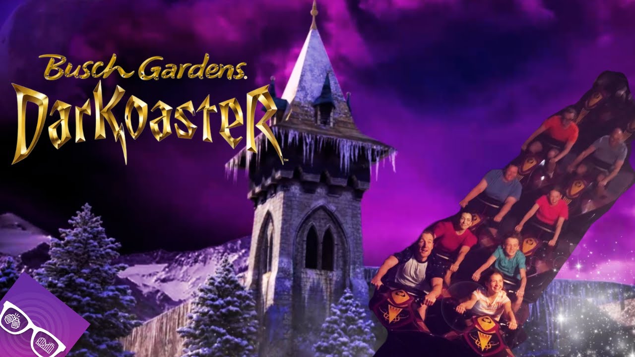 DarKoaster Roller Coaster Front Seat POV at Busch Gardens Williamsburg ...