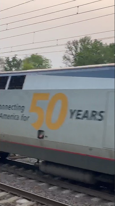 RARE: Amtrak #55 (Vermonter) Doubleheading W/ P42 #46 - YouTube