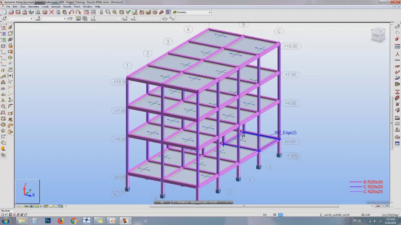 Robot Tutorial, drawing slab panel Part 2 - YouTube