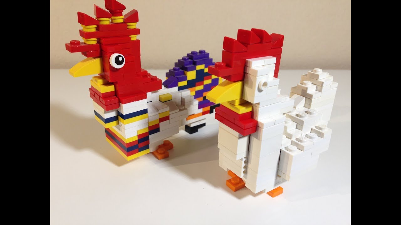 Lego Chicken timelapse build - YouTube