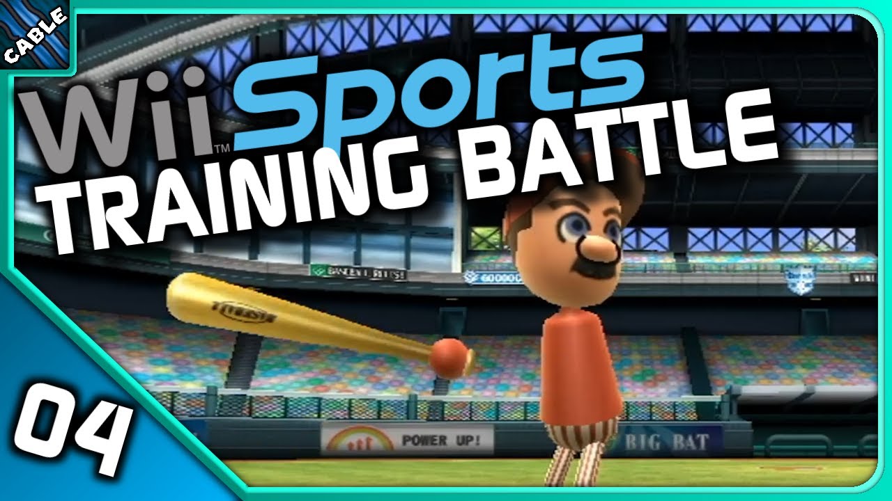 HITTING HOME RUNS! | Wii Sports TRAINING BATTLE Episode 4 | Cable Let's ...
